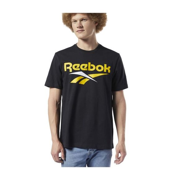 Reebok | Shirts | Reebok Mens Classic Vector Graphic Tshirt Black Pre ...